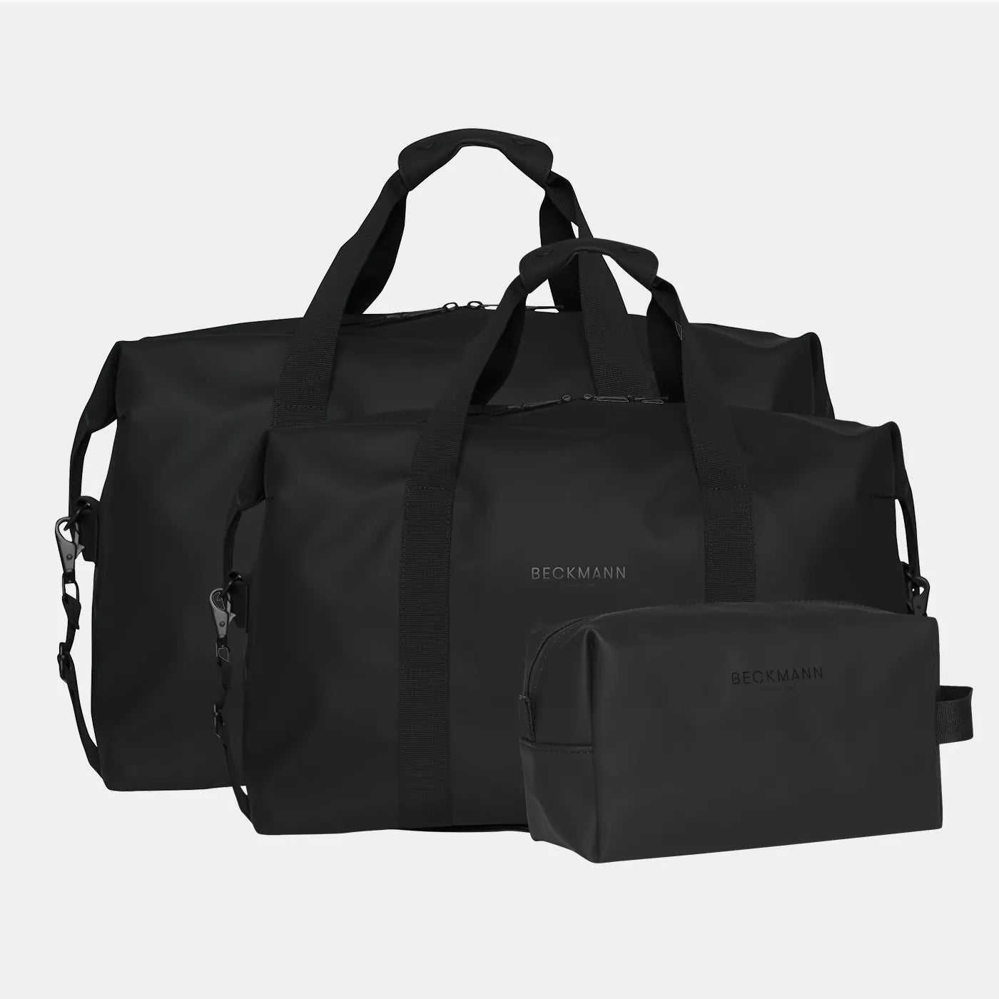 Weekendbag Street sett, Black – Beckmann Norway